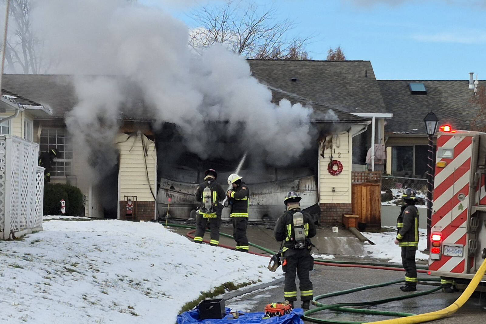 Fire sparked in garage at Vernon complex | Summerland Review