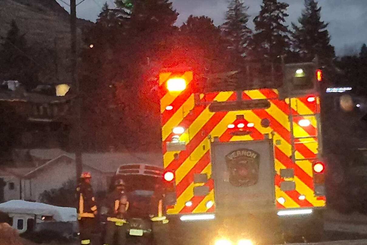 UPDATE: Fellow drivers help douse Vernon truck fire | Summerland Review
